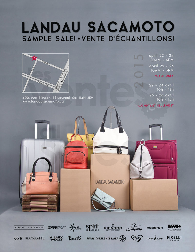 Sample sale handbags and luggage | allsales.ca